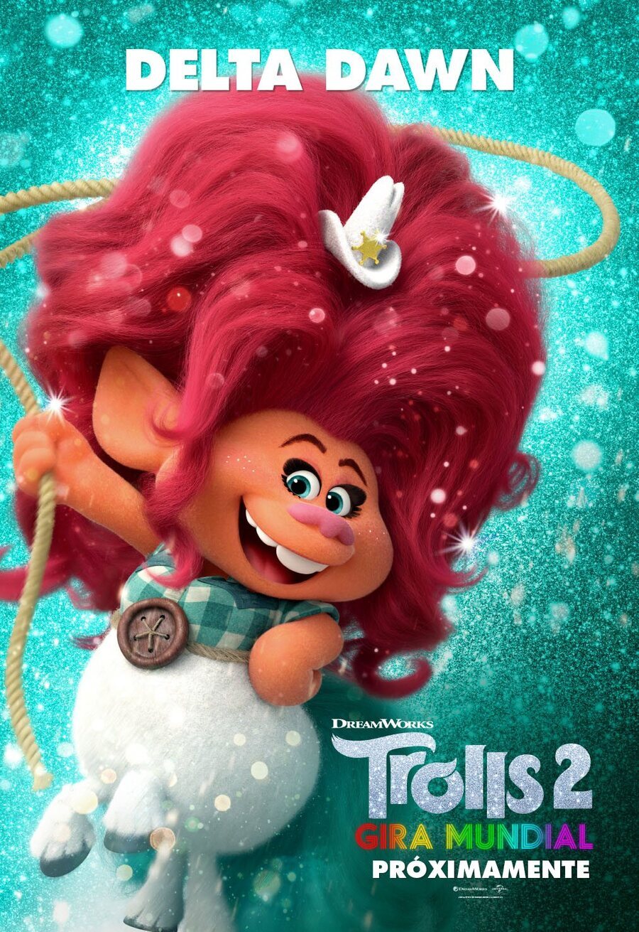 Cartel Delta Dawn - Cartel de Trolls 2: Gira mundial (2020) - eCartelera