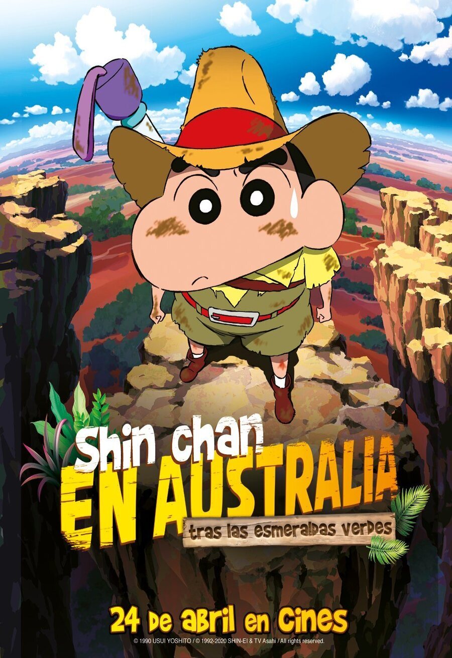 España #1 - Cartel de Shin Chan en Australia. Tras las esmeraldas ... España #1 - Cartel de Shin Chan en Australia. Tras las esmeraldas ...