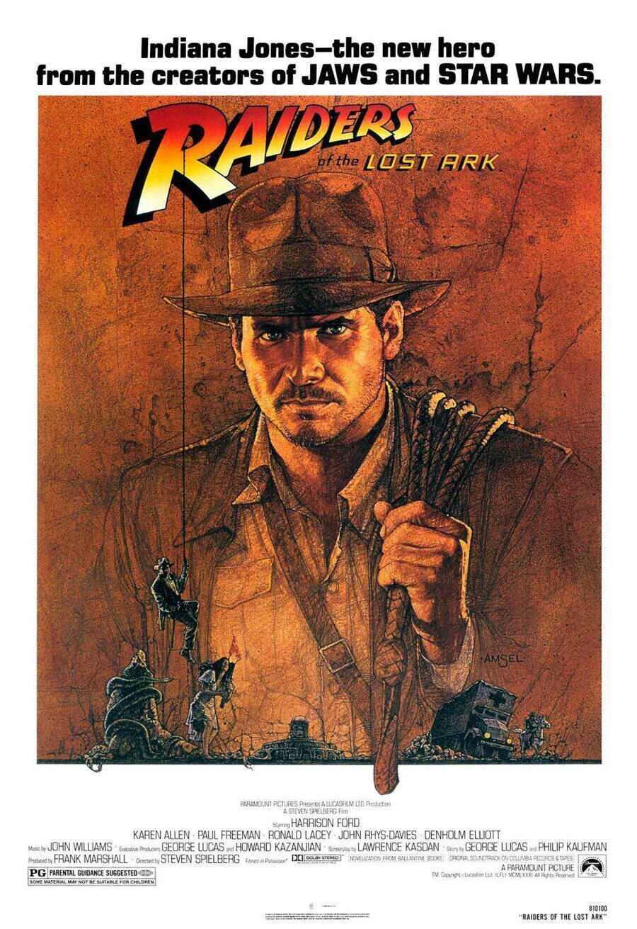 Estados Unidos - Cartel de Indiana Jones en Busca del Arca Perdida (1981) - eCartelera
